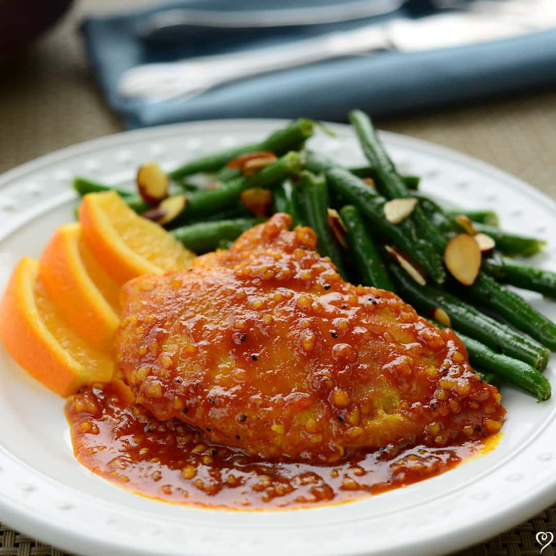 Chicken with Honey, Garlic, and Orange with Oven Roasted Broccoli ...